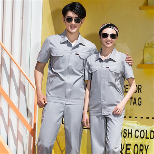 industrial uniform for men/women/children cotton fabric absorb sweat dry